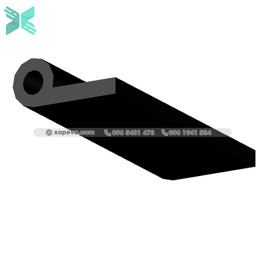 Rubber EPDM P Extrusion - 15mm X 2mm | Xop Eva